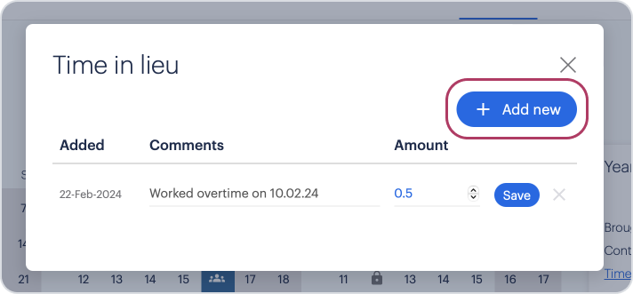 Time in lieu (TOIL) – Timetastic - Help Centre and Setup Guides