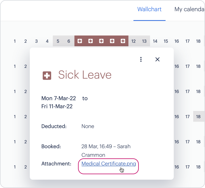 Adding attachments to bookings – Timetastic - Help Centre and Setup Guides